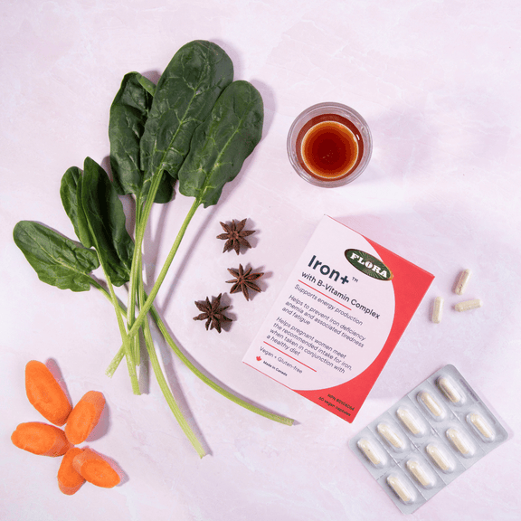 Iron+™ with B-Vitamin Complex | Iron Capsules – FloraHealthca-en
